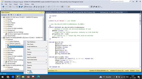 How Shrink Data Files In Mssql Log File Shrink And Auto Growth Of The