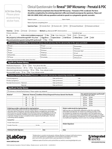 Fillable Online Chromosomal Microarray And Its Utility In Prenatal