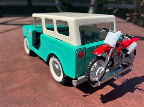 Vintage Structo Scout With Dirt Bike Etsy