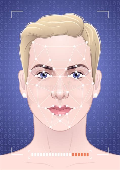 Biometric Identification By Dna Stock Vector Illustration Of