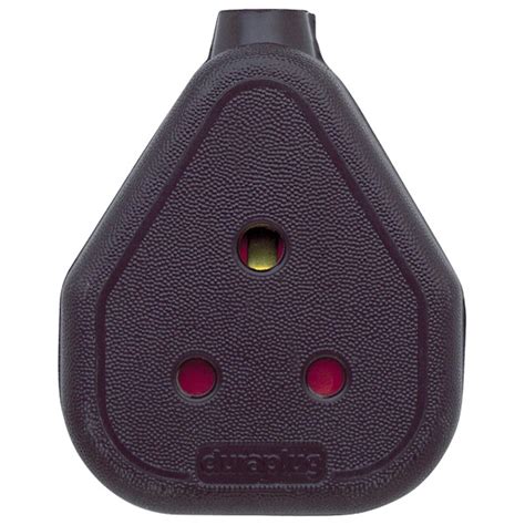 Mk Fc153blk Black Duraplug 1 Gang Trailing Socket 15a Rapid Electronics