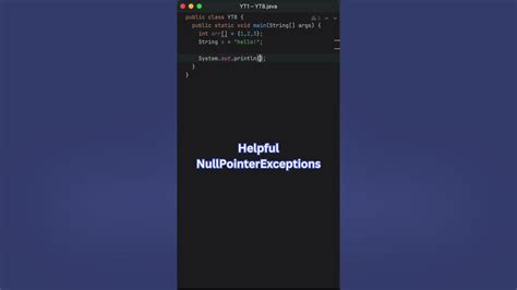 Java 14 Null Pointer Exception Helpful Message Explained