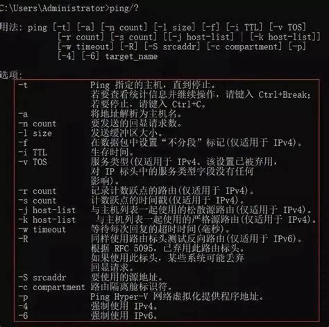 关于Ping命令的七种用法 知乎