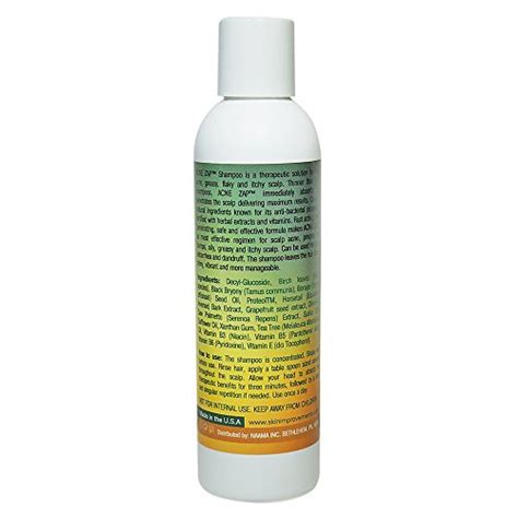 Acne Zap Shampoo For Scalp Acne Clear Scalp From Acne Zits And Pimples Oz Shampoos