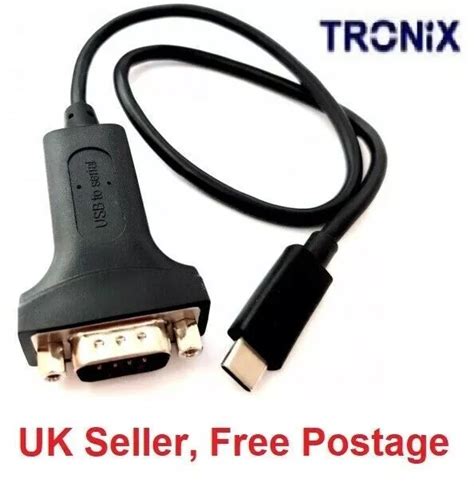 USB TYPE C To Serial Adapter Cable Genuine FTDI CHIP RS232 Converter DB9 11 95 PicClick UK