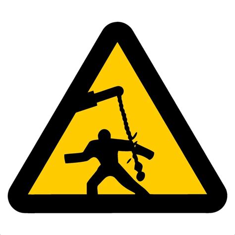 ww24 beware of a swinging object safety sign direct designs