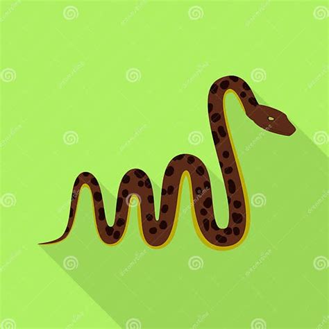 Vector Illustration Of Skin And Reptile Symbol Collection Of Skin And Danger Stock Symbol For