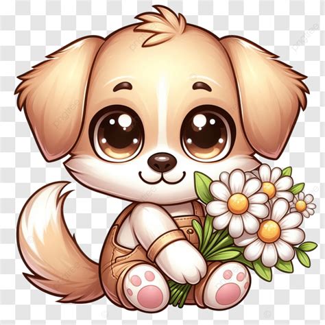 귀여운 강아지 데이지 꽃 클립 아트 강아지 데이지 꽃 클립 아트 귀여운 강아지 강아지 클립 아트 Png 일러스트 및 이미지 에 대한 무료 다운로드 Pngtree