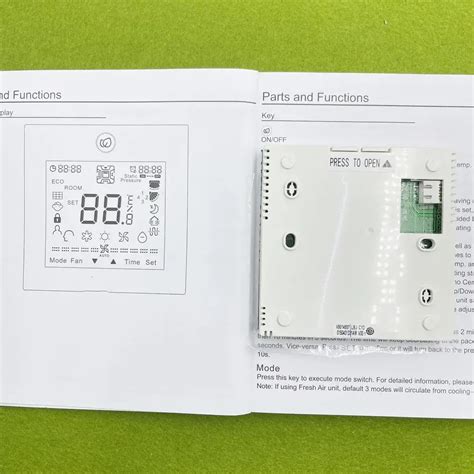 Haier Yr E17 Wired Controller Instruction Manual