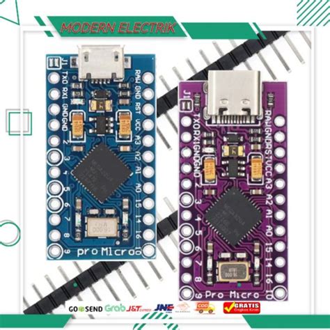 ARDUINO PROMICRO ATMEGA U V HZ Type C Micro Usb Lazada Indonesia