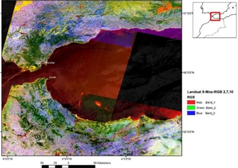 Landsat 5 Mosaic Of Images Acquired Between 1972 And 1975 Of The Download Scientific Diagram