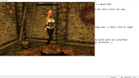 [skyrim Se] Uncut Bodyslide Clipping Fix And Fitting Outfit To Body Pt