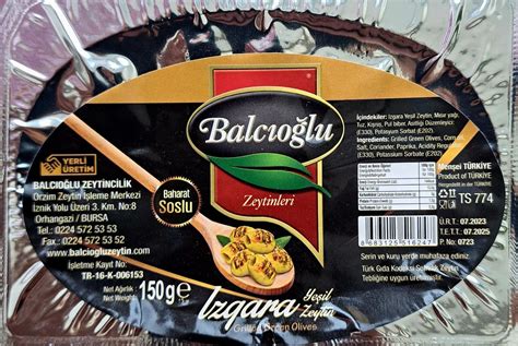 Оливки зелені гриль зі спеціями Balcioglu 150г купить в Украине. Цена ...