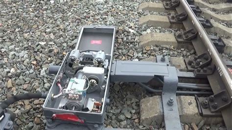 Чулым стрелочный электропривод с ЭМСУ и бесконтактным АП Youtube