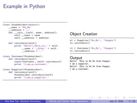 Matlab And Python Basic Operations Ppt