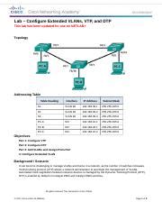 Lab Configure Extended VLANs VTP And DTP Step By Step Guide Course Hero