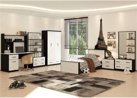 سرویس تخت و کمد 6 تکه نوجوان مدل آکاردئون نی نی کالا