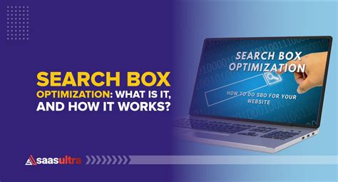 Search Box Optimization Sbo What Is It And How It Works