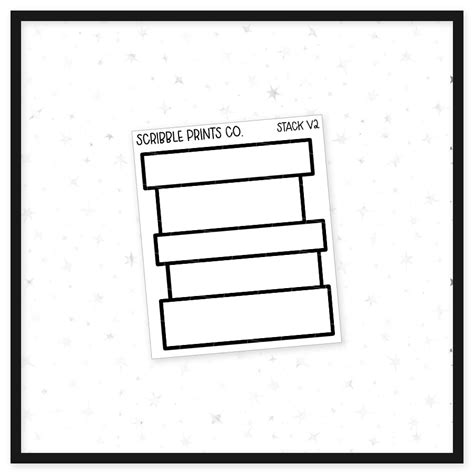 stack v2 matte reading journal stickers scribble prints co
