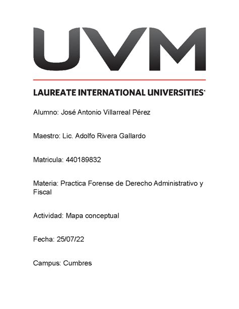 A1forense Adm Javp Actividad 1 Del Curso Alumno José Antonio Villarreal Pérez Maestro Lic