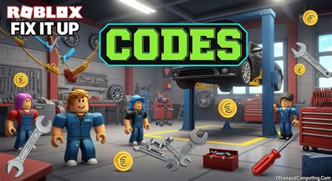 Roblox Fix It Up Codes March 2026 30new Active Codes