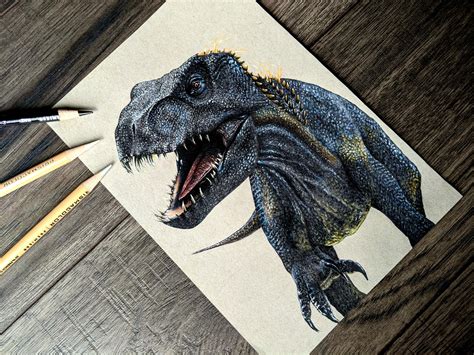 Jurassic Park Dinosaur Drawings