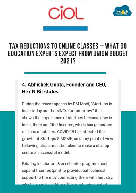 Hex N Bit On Linkedin We Are Delighted To Announce That Ciol Indias