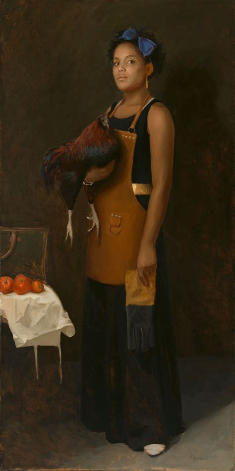Woman With Rooster The Outwin American Portraiture Today