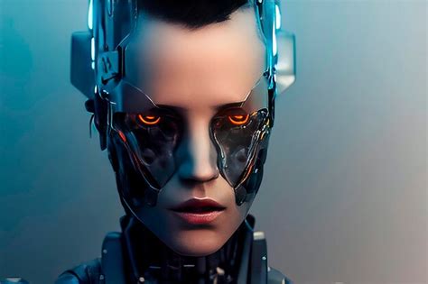 Premium Ai Image Robots Futuristic Interpretation Future 2025 Illustration