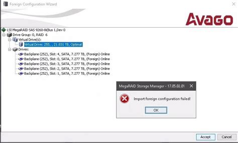 Import Foreign Configuration Failed LSI Raid Issue Servers NAS And Home Lab Linus Tech Tips
