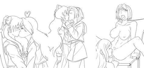 Various Yuri Sketches By Kibate Hentai Foundry