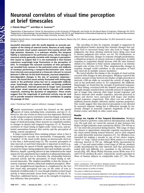 Pdf Neuronal Correlates Of Visual Time Perception At Brief Timescales