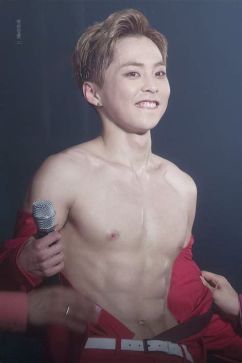 Xiumin Shirtless