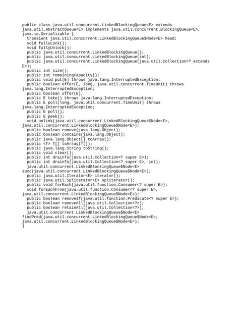 Linked Blocking Queue Pdf