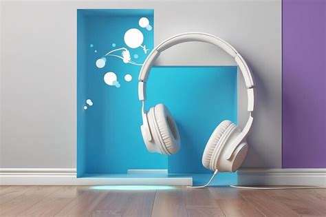 Premium Photo 3d Rendering Of White Symbol Of Communication Bubble With Headphone Inside Icon