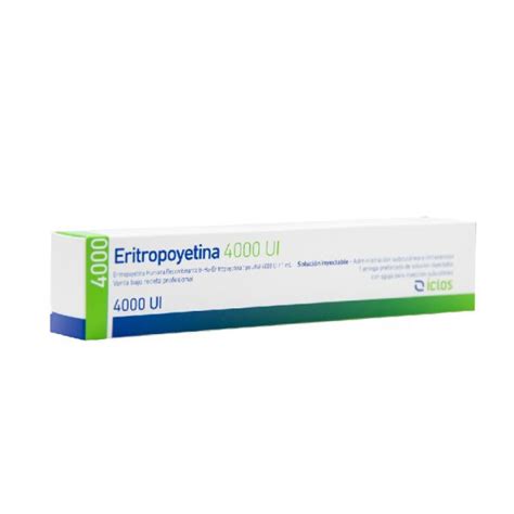 Eritropoyetina 4000ui Endov Ampolla X 1