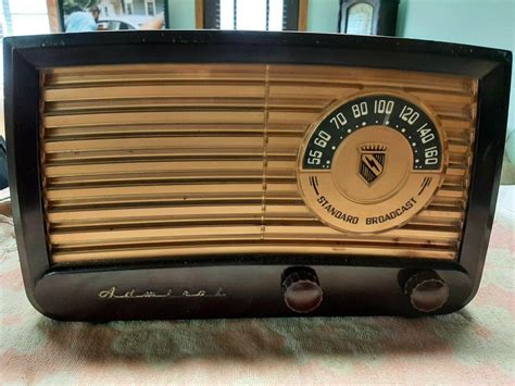 1950 Admiral Bakelite Tube Radio Model 6a22 Nice Works 3932251093