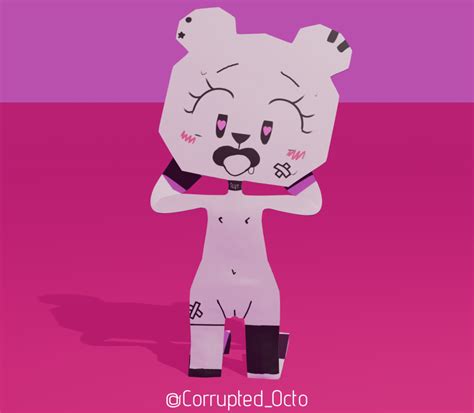 Rule 34 3d 3d Artwork Anthro Bandage Bandages Blush Ear Piercing Ear Piercings Female Flat