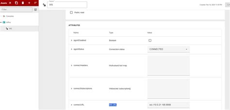 Websocket Agent Connects But Not Updates Linked Attribute Agents