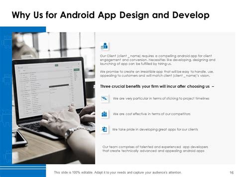 Android App Design And Develop Proposal Powerpoint Presentation Slides Presentation Graphics