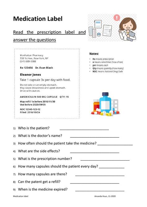 Printable Compare Food Labels Worksheet Worksheets Library