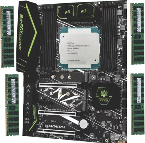 Kit Placa Mãe Huananzhi F8 Xeon E5 2696 V3 128gb Ram Frete Grátis