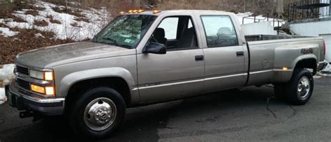 2000 Chevy K3500 4x4 Ls Crew Cab Dually 454 7 4l Auto 33 250 Orig Miles