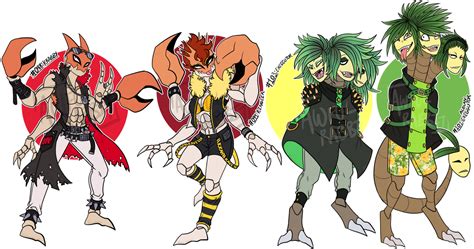 Open Punk Pokemon Adoptables 26 Set Price By Awfulrabbit On