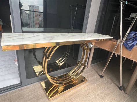Marble Display Table Furniture And Home Living Furniture Tables And Sets On Carousell