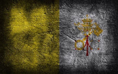 다운로드 4k 바티칸 시국 깃발 돌 질감 바티칸 시국의 국기 바티칸 시국의 날 돌 배경 그런지 아트 바티칸 시국