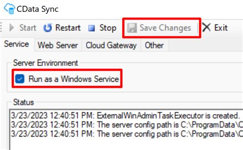 How Do I Enable CData Sync As A Windows Service Community