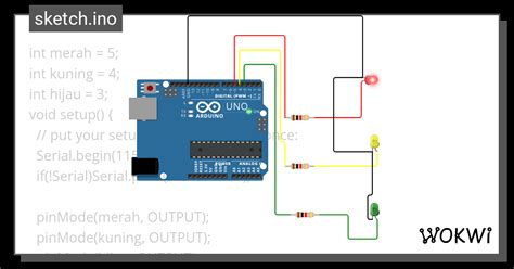 22 Safira Putrilampu Lalu Lintas Wokwi Esp32 Stm32 Arduino Simulator