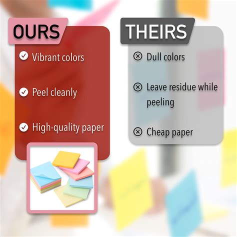 Mua Mr Pen Sticky Notes 3”x3” 12 Pads Pastel Colors Sticky Notes