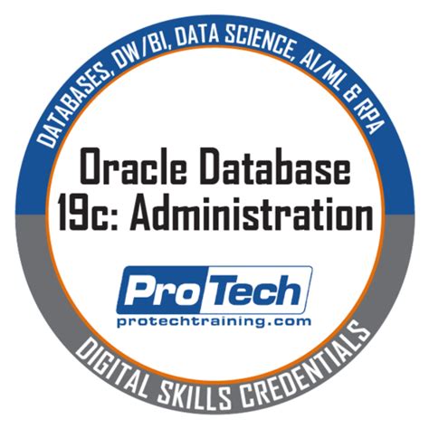Oracle Database 19c Administration Credly